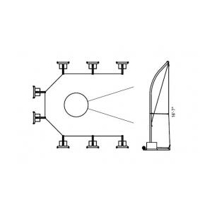 NCAA Aluminum Discus Cage